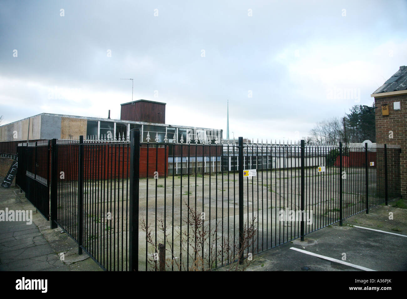 The stow shopping center in central Harlow, Hertfordshire and Essex ...