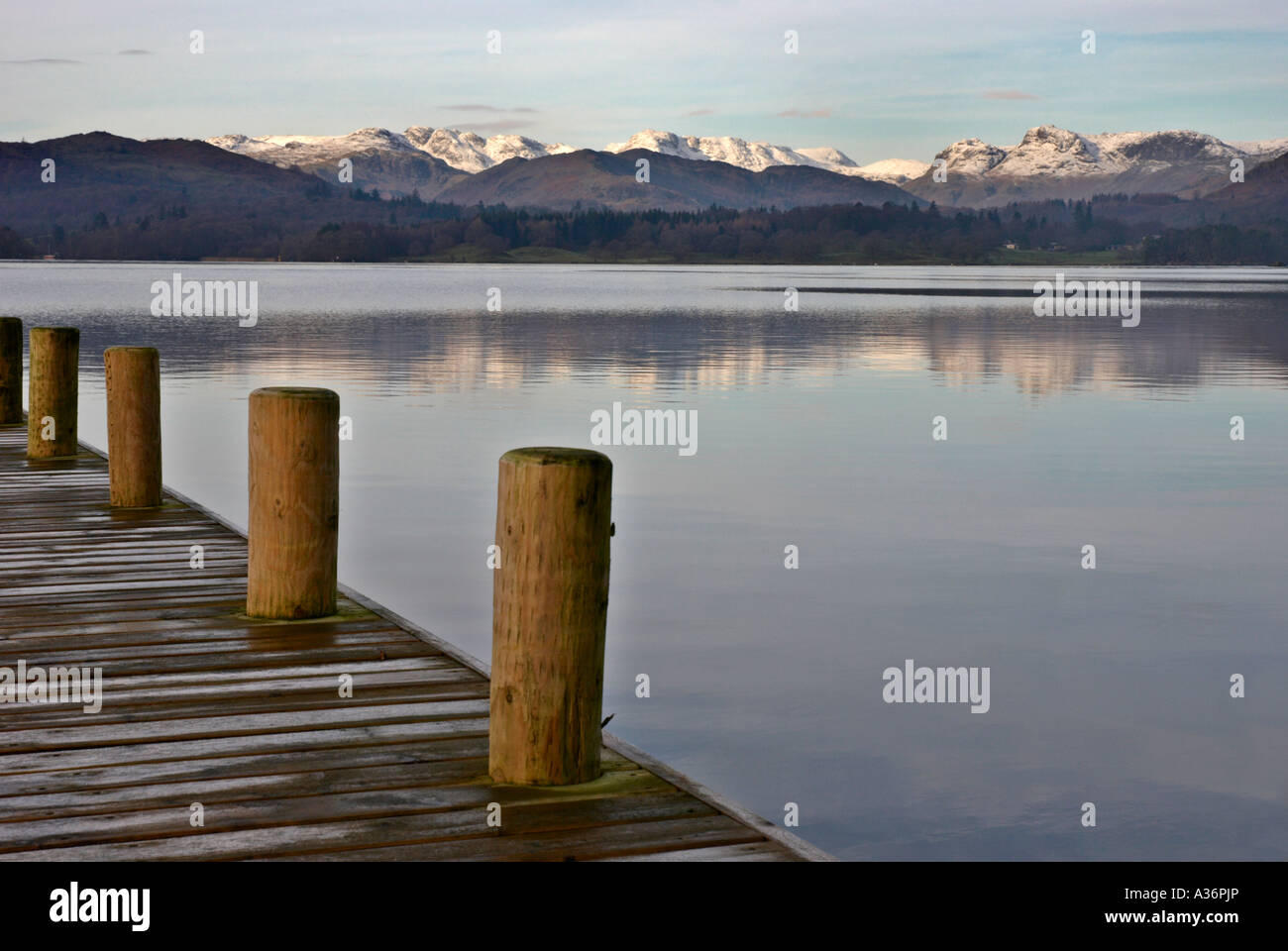 Windermere. Lake District Winter Stock Photo - Alamy