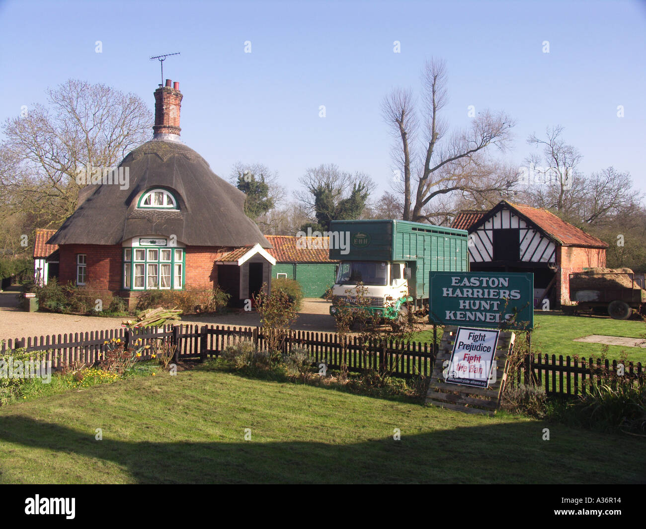 Easton harriers hunt Suffolk England Stock Photo - Alamy