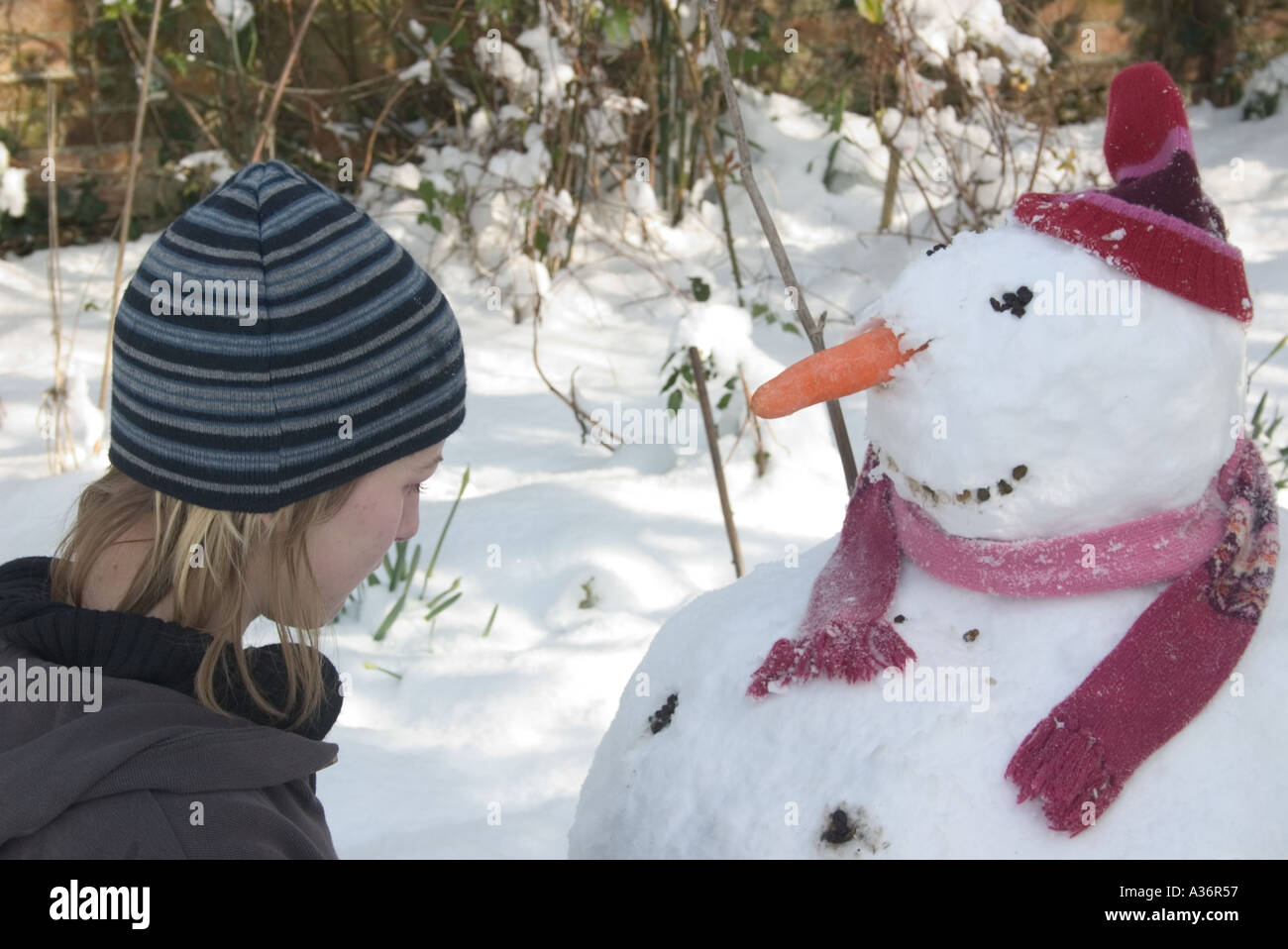 Snowgirl High Resolution Stock Photography and Images - Alamy