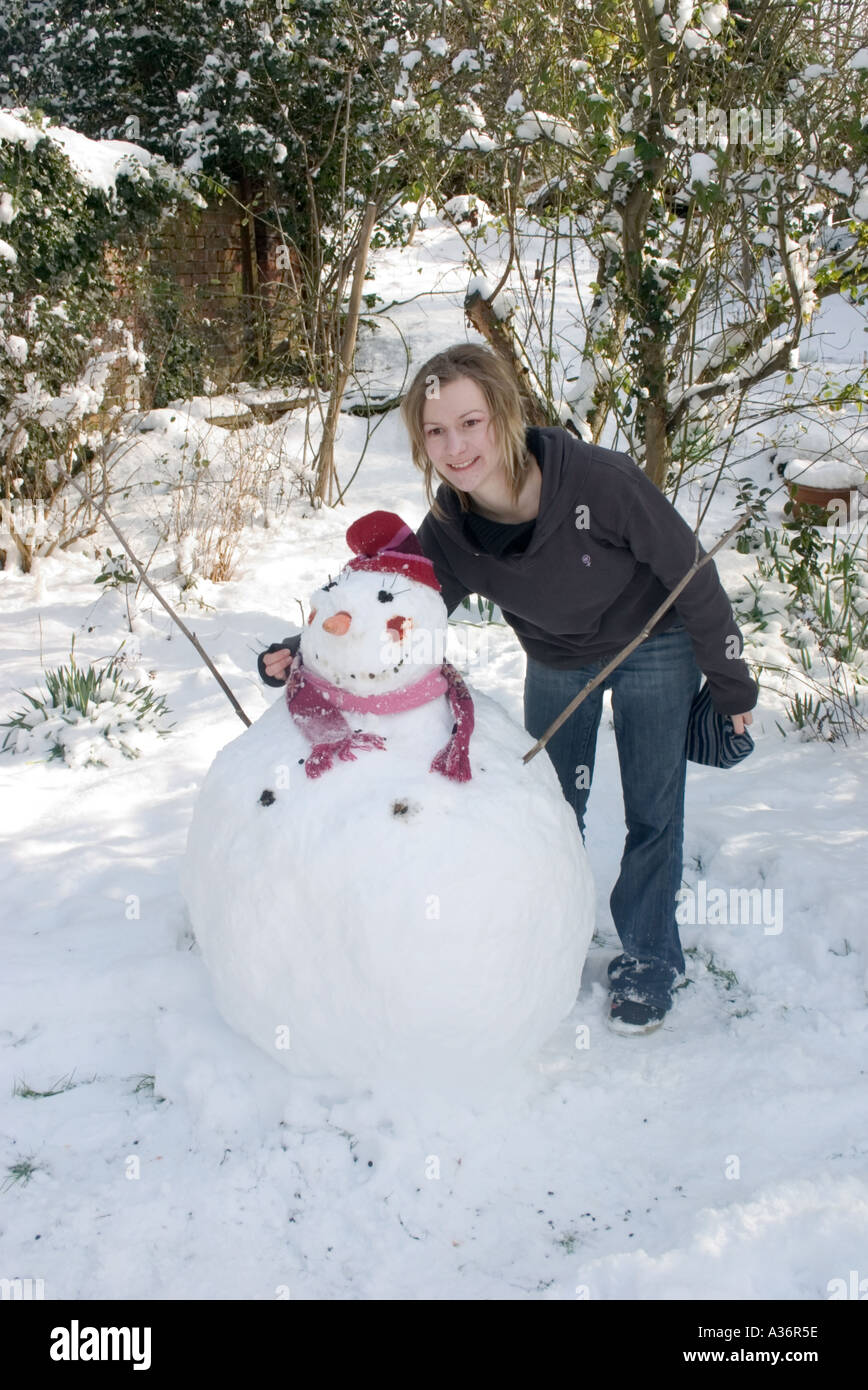 Snowgirl High Resolution Stock Photography and Images - Alamy
