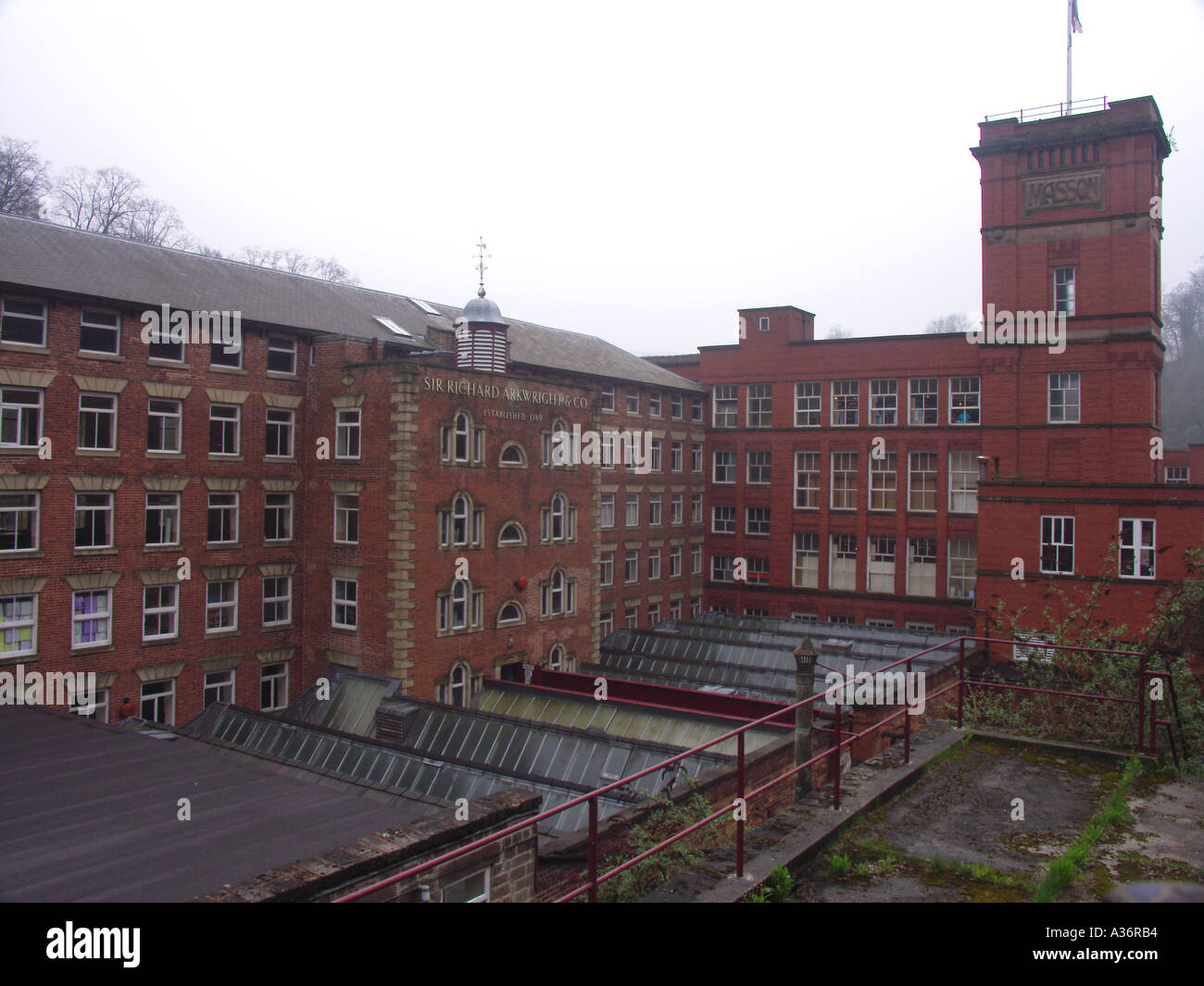 East mill cotton mill Belper Derbyshire England Stock Photo - Alamy