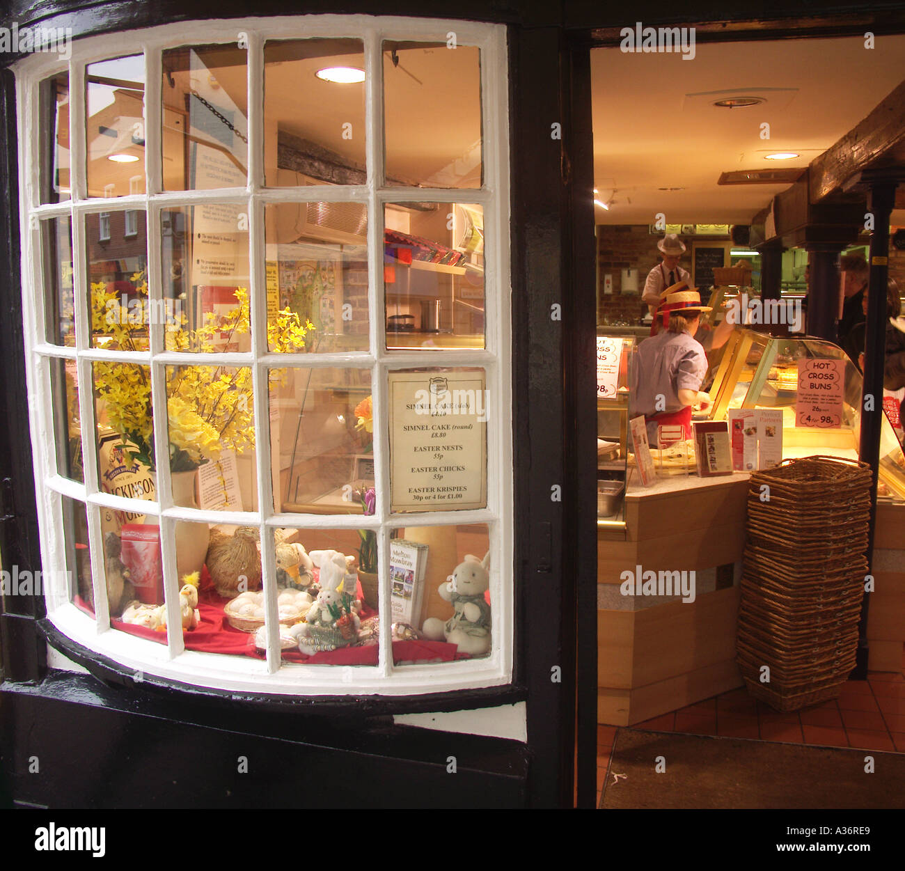bay window Pork pie shop Melton Mowbray Stock Photo - Alamy