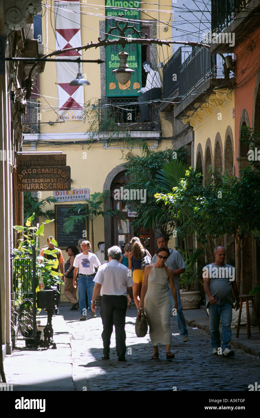 Old Town Rio de Janeiro Brazil Stock Photo - Alamy