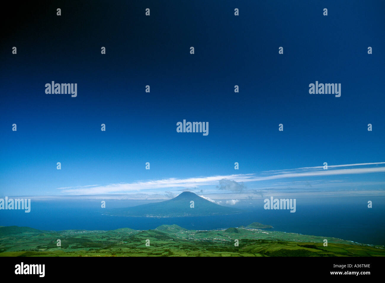 Pico do Faial Azores Stock Photo - Alamy