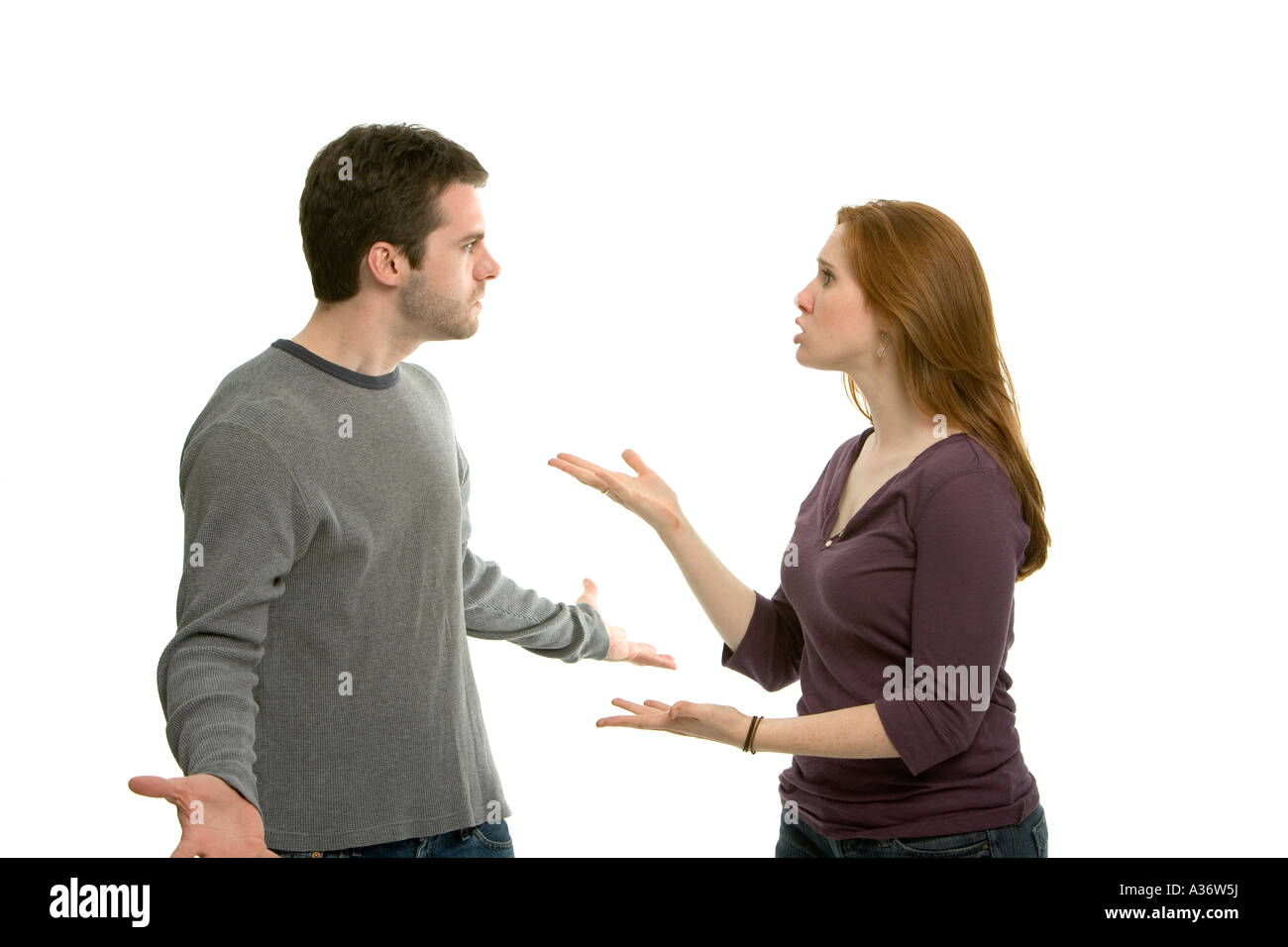 Two couples quarrelling hi-res stock photography and images - Alamy