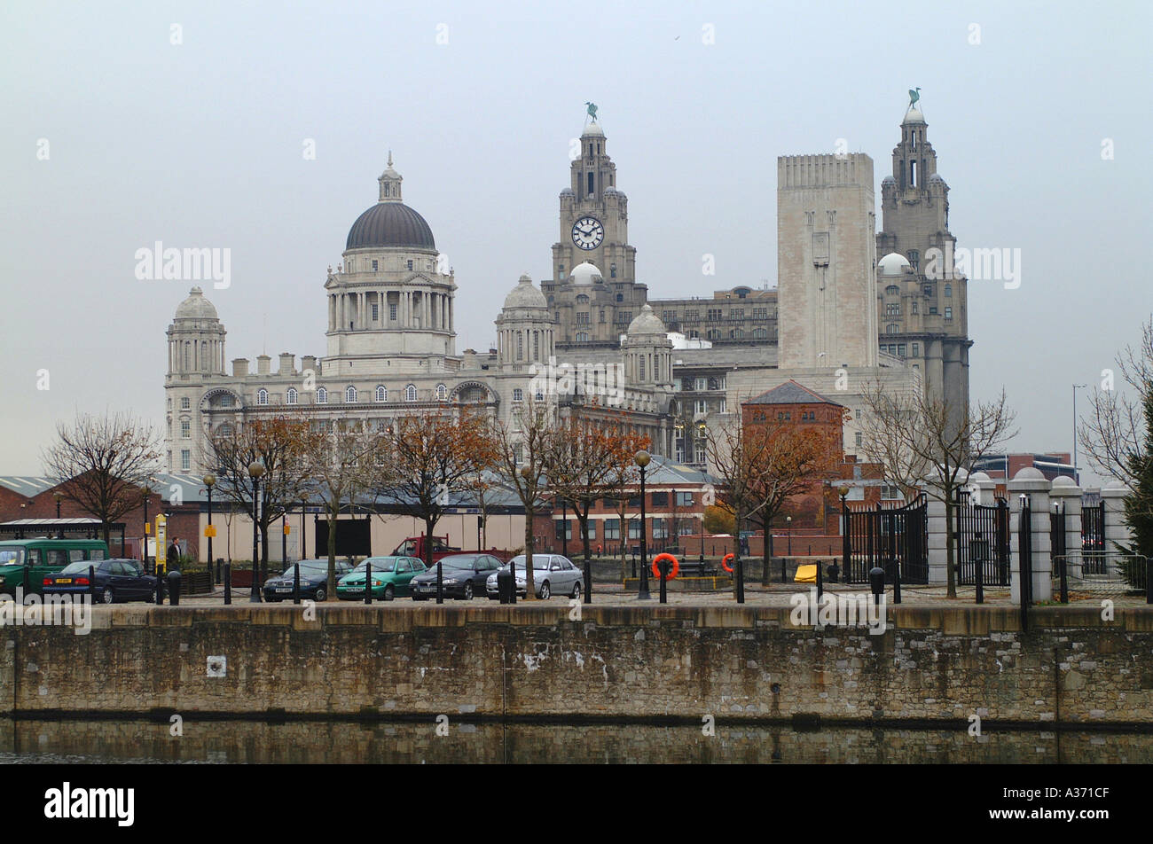 Waterfront buildings Liverpool from Albert Dock Stock Photo - Alamy