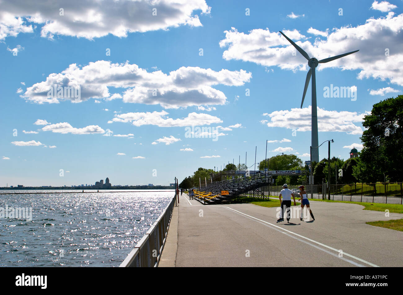 Toronto, Ontario, Canada. Toronto's only wind turbine, generating ...