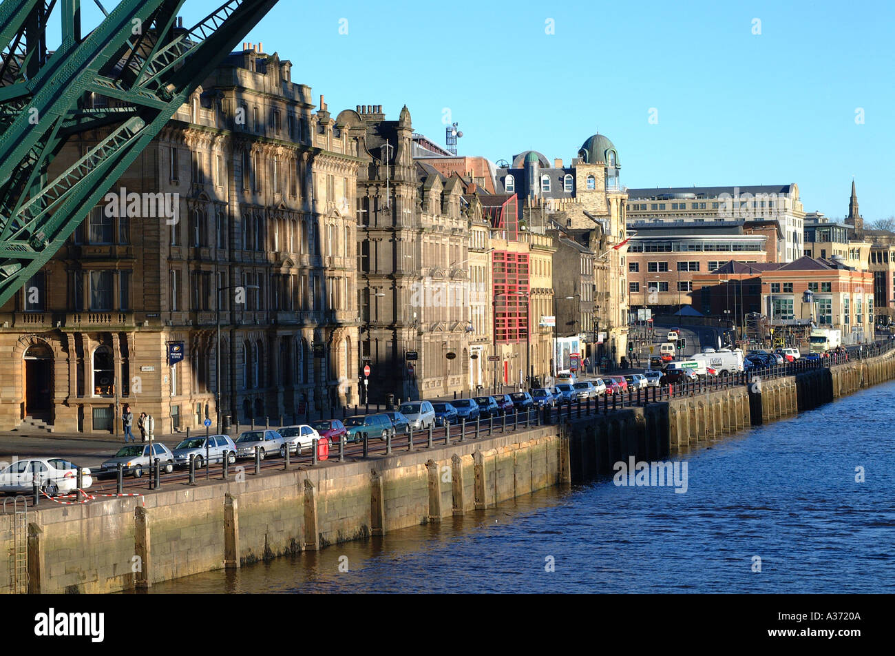 Quayside Newcastle upon Tyne Stock Photo - Alamy