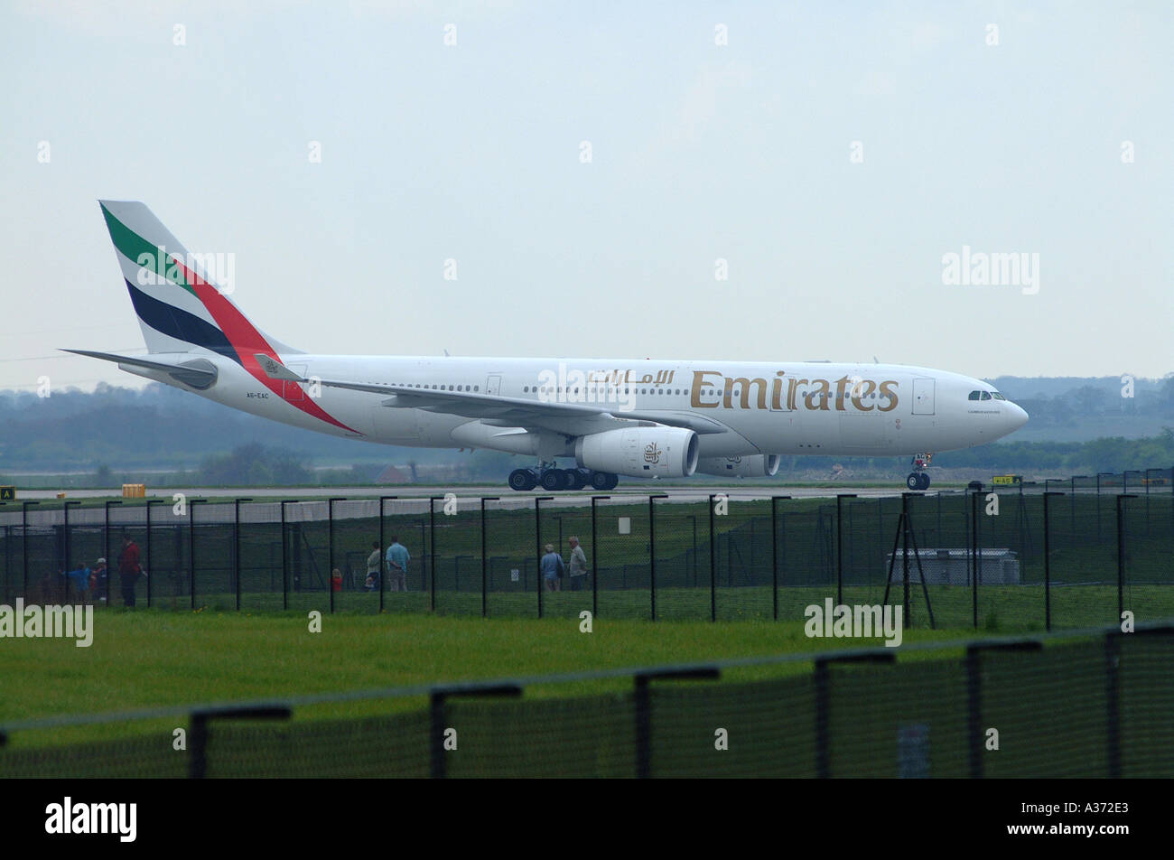 Emirates Airbus A330-243 Airliner A6-EAC Taxiing at Manchester ...
