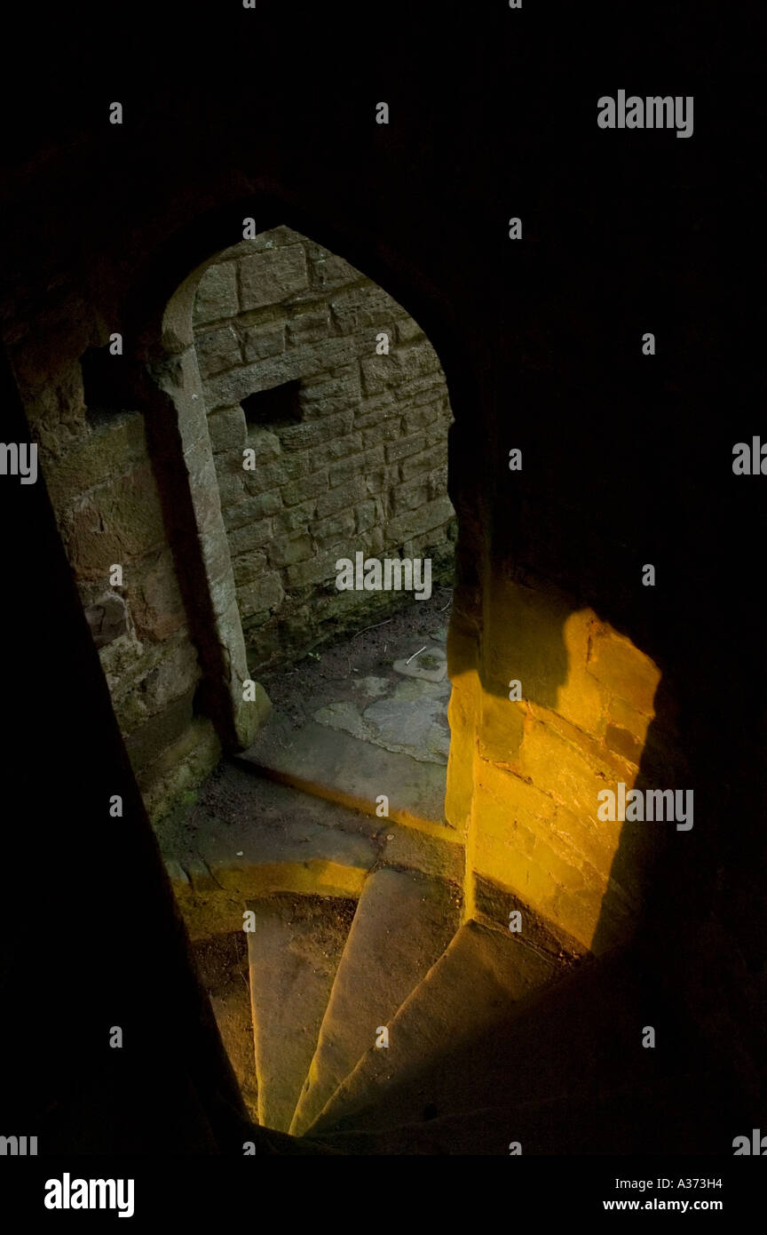 Interior Raglan Castle Monmouthshire South East Wales Stock Photo - Alamy
