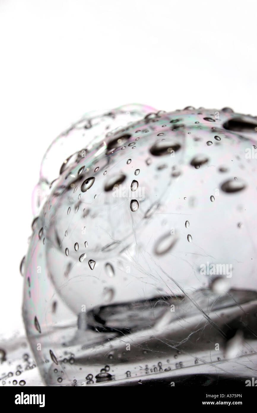 Bubbles with water drops Stock Photo - Alamy
