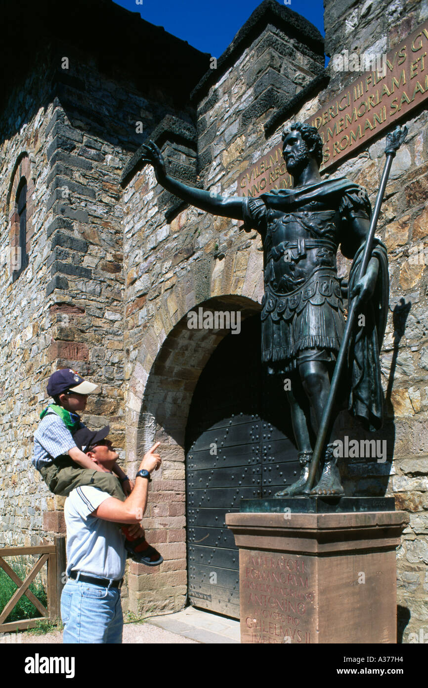 Roman Fort Saalburg Taunus Hesse Germany Stock Photo - Alamy