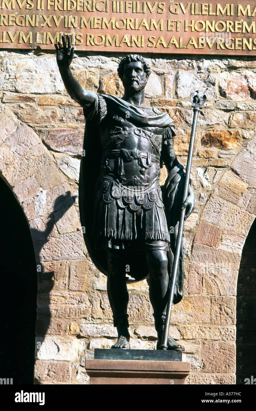 Roman Fort Saalburg Taunus Hesse Germany Stock Photo - Alamy