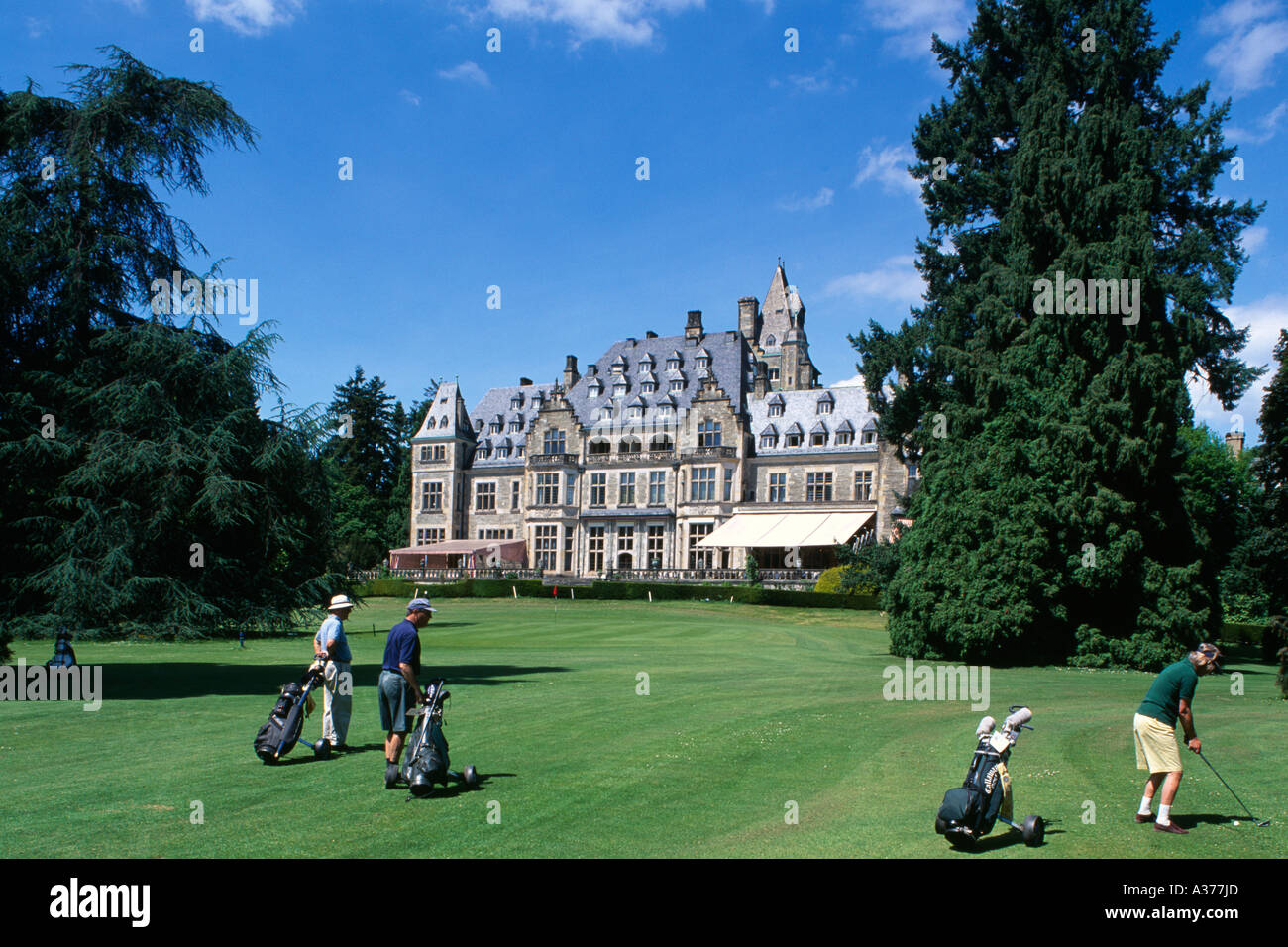Castle Hotel Kronberg Taunus Hesse Germany Stock Photo - Alamy