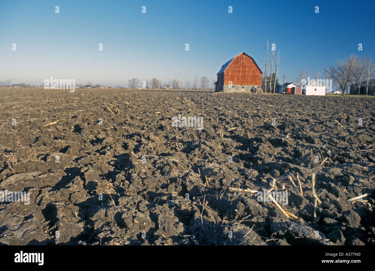 Agriculture dirt soil winter ontario hi-res stock photography and ...