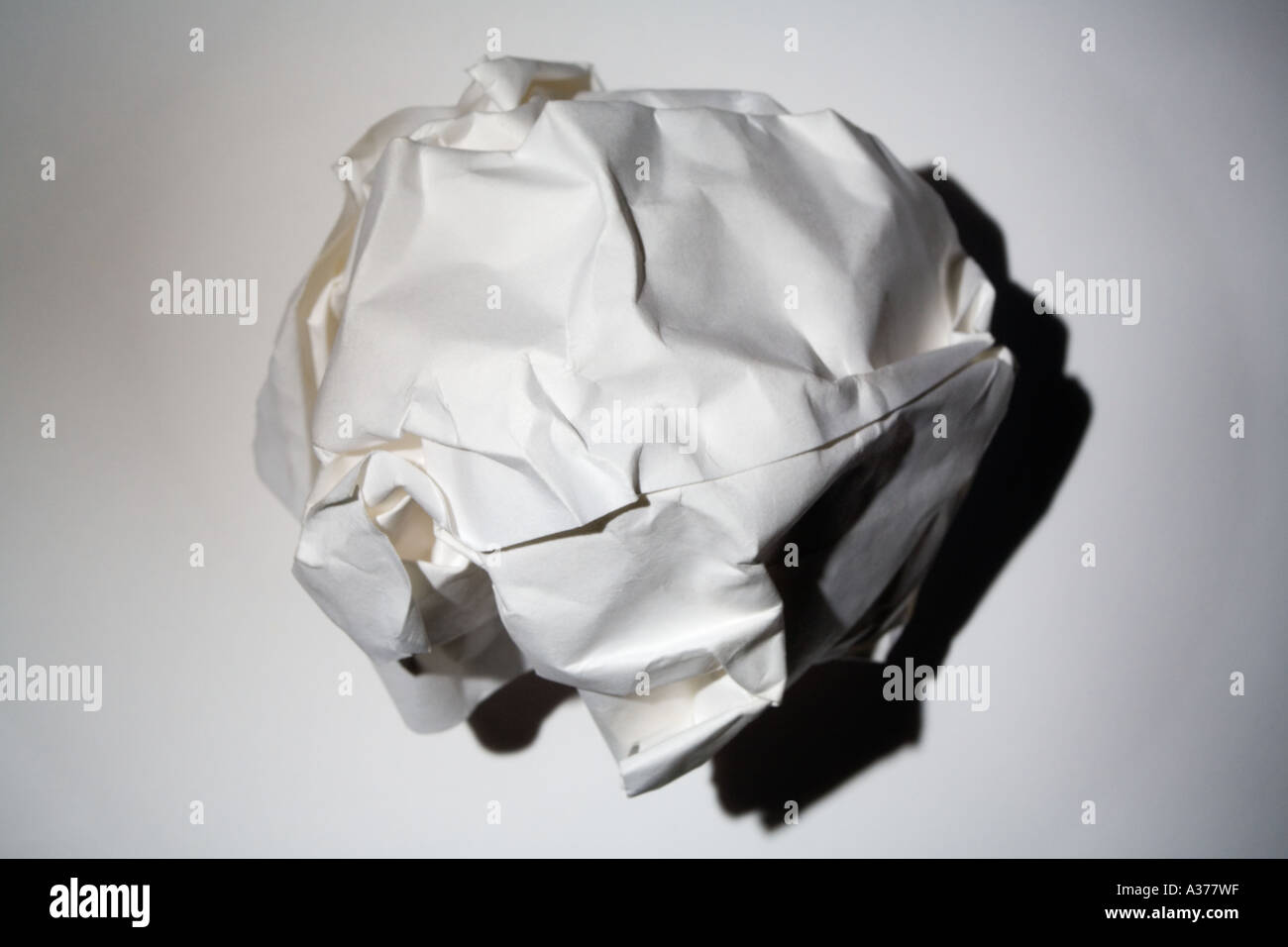 paper crunched up into a small ball Stock Photo - Alamy