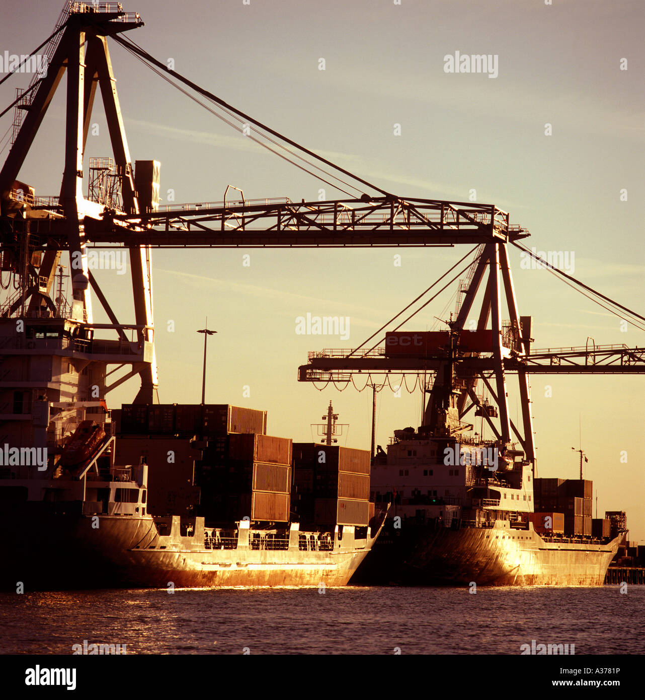 Harbour of Rotterdam Stock Photo - Alamy