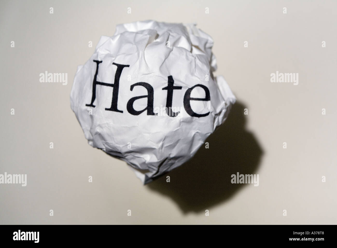 Hate paper hi-res stock photography and images - Alamy