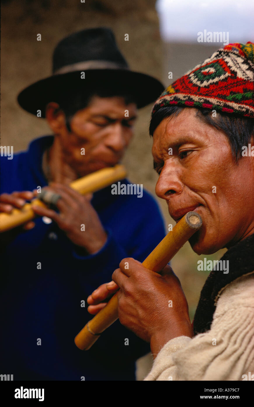 Indigenous bolivian flute hi-res stock photography and images - Alamy