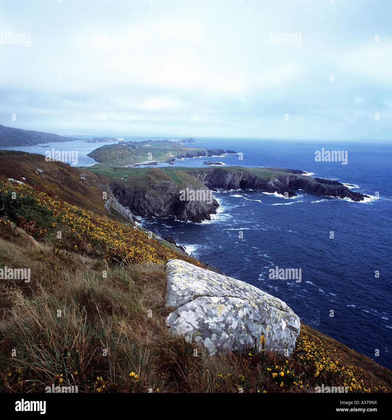View of Crookhaven , County Cork , Ireland , from Mizen Head Stock ...