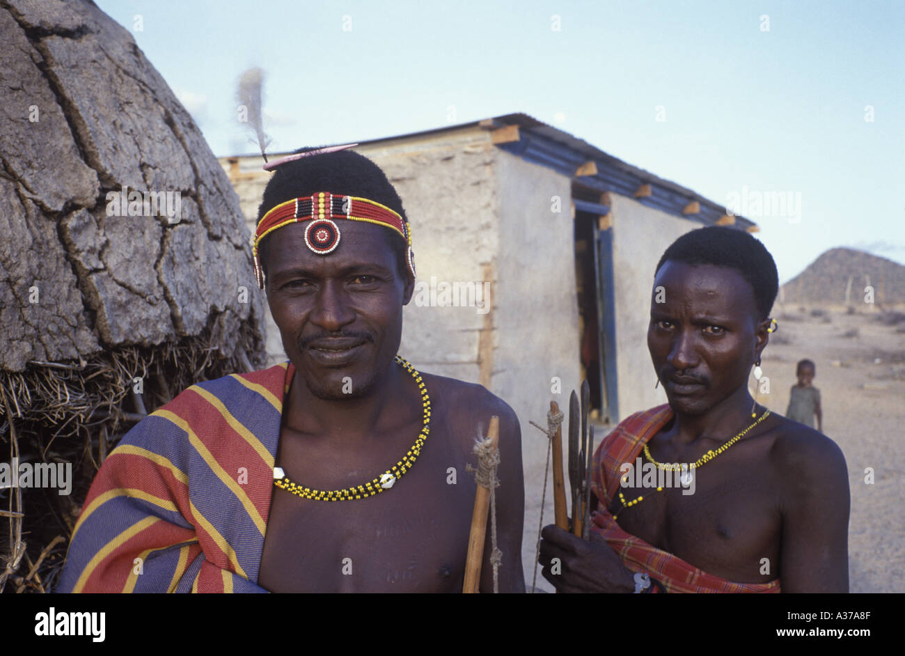 Samburu tribesmen hi-res stock photography and images - Alamy