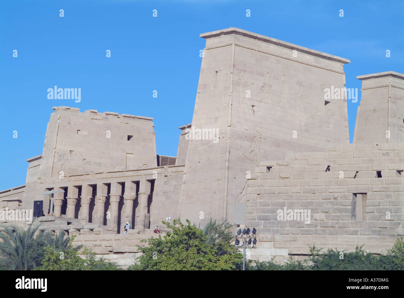 Philae Temple of goddess Isis Pearl of the Nile sanctuary Greek and ...
