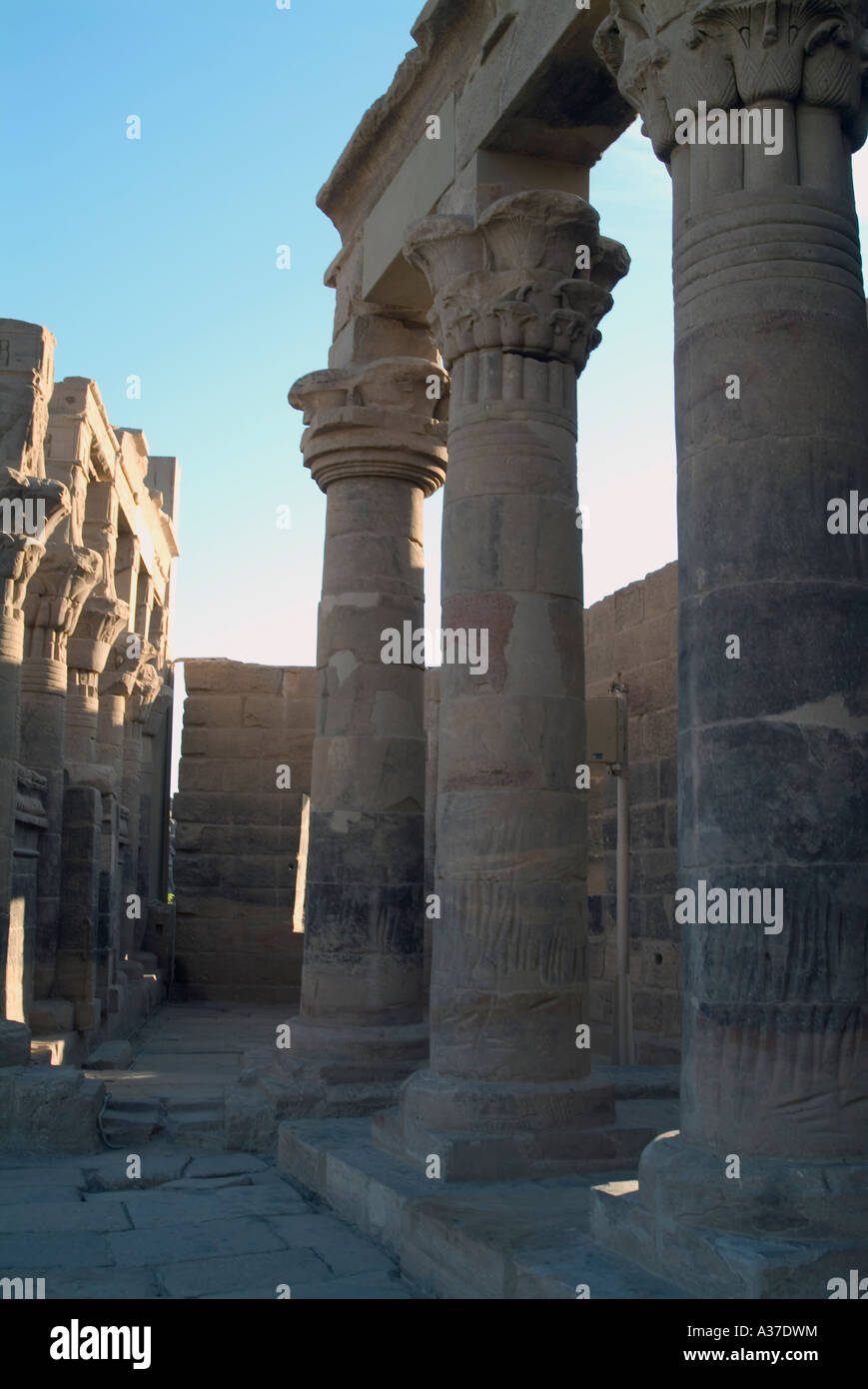 Philae Temple of goddess Isis Pearl of the Nile sanctuary Greek and ...