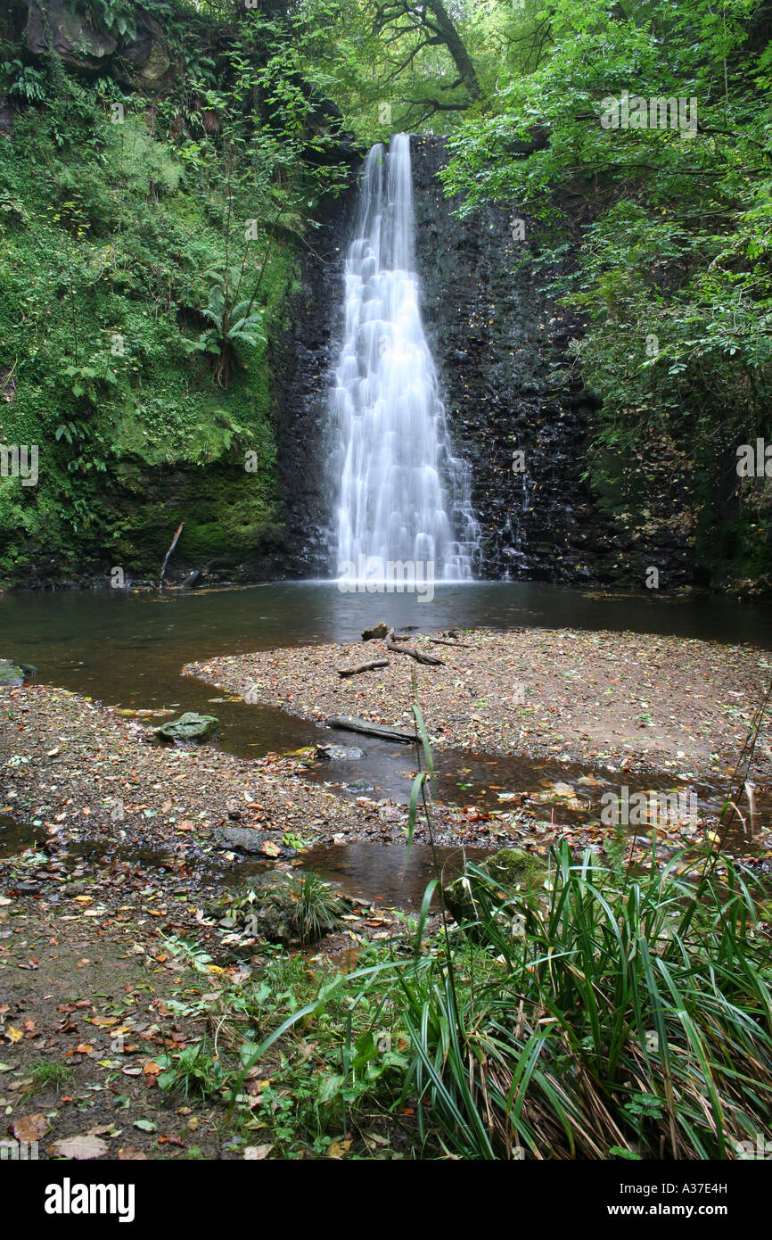 Falling Foss Waterfall, River Esk, North Yorkshire Moors National Park ...
