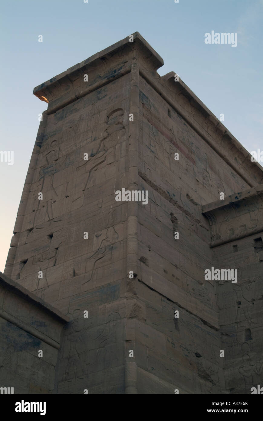 Philae Temple of goddess Isis wall decorations Pearl of the Nile ...