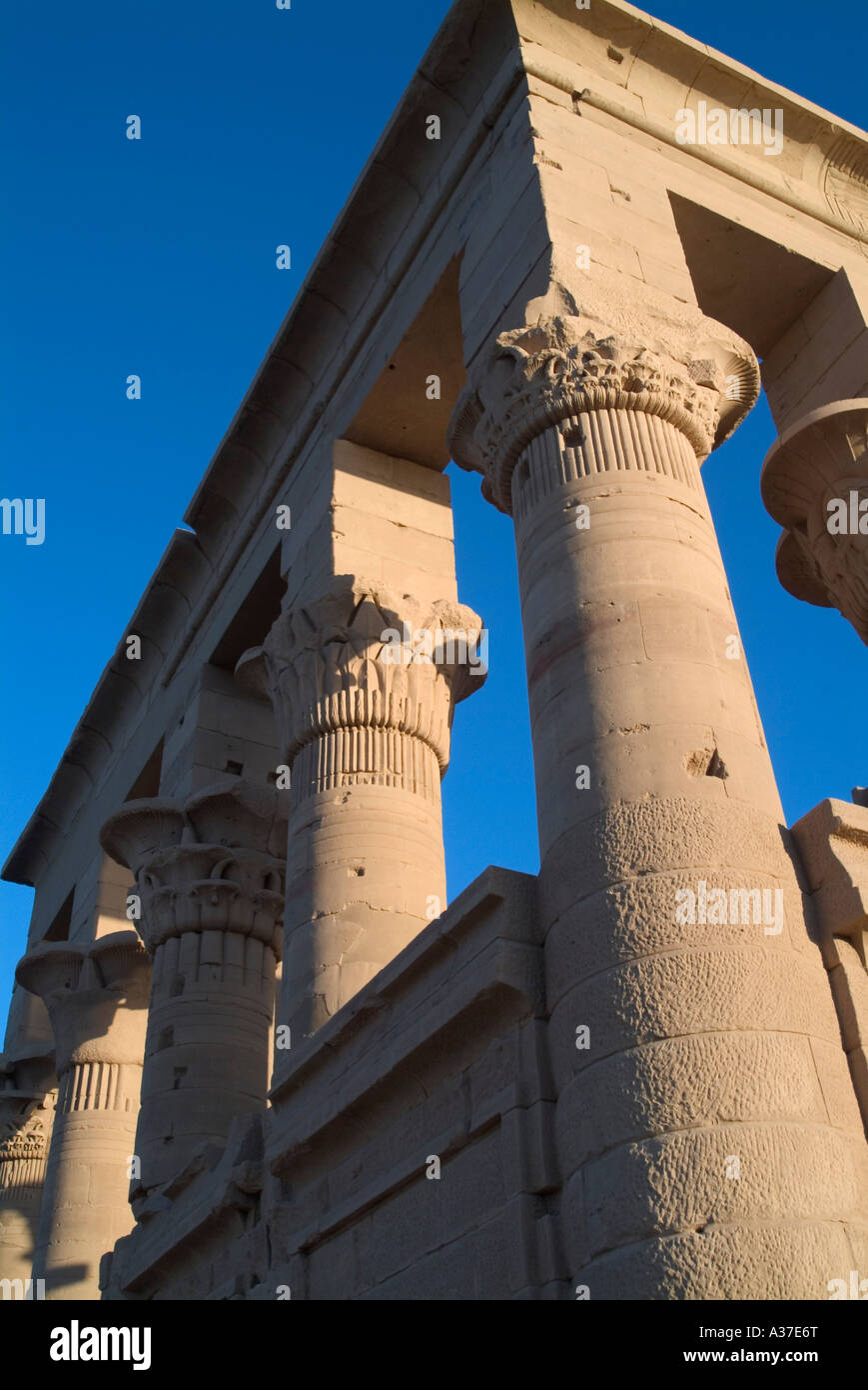 Philae Temple of goddess Isis Pearl of the Nile sanctuary Greek and ...
