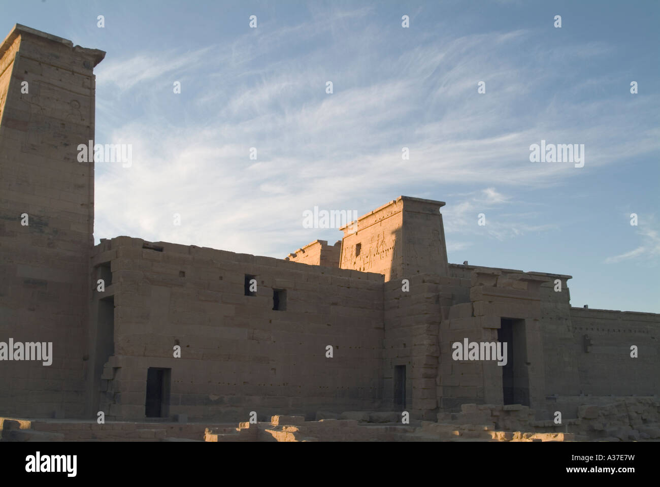 Philae Temple of goddess Isis wall decorations Pearl of the Nile ...