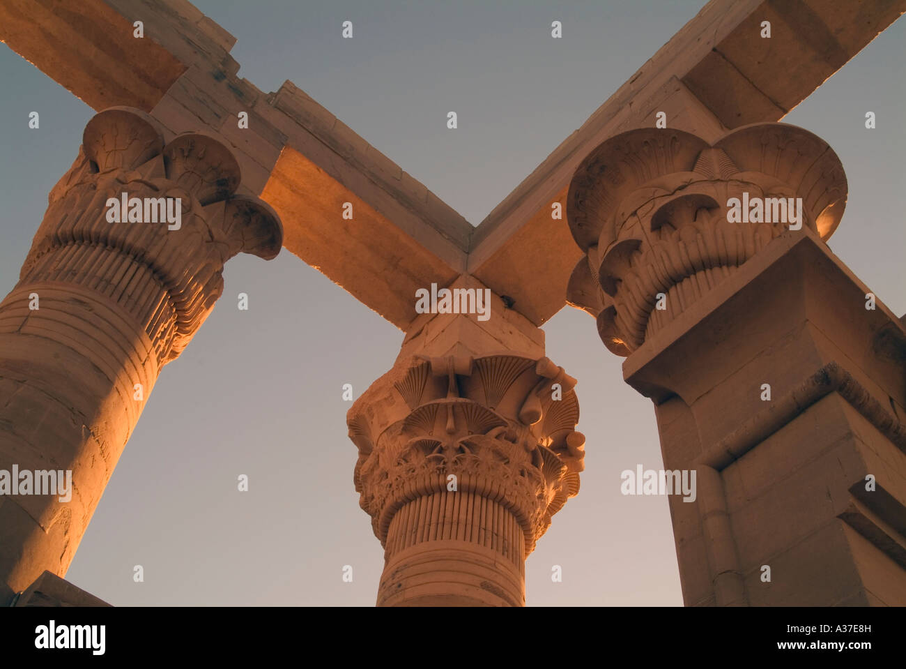 Philae Temple of goddess Isis Pearl of the Nile sanctuary Greek and ...