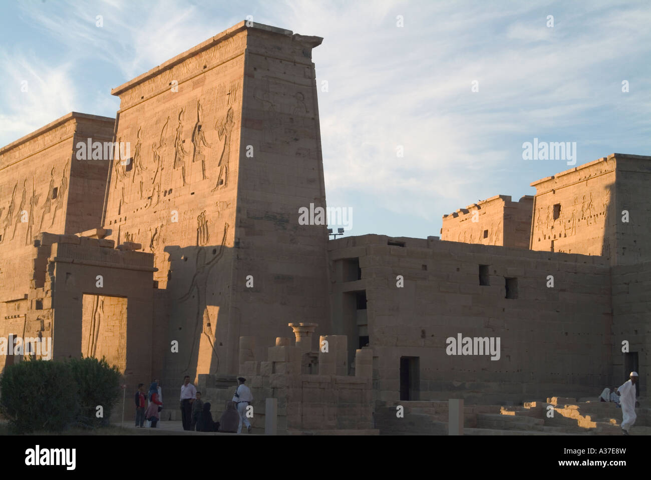 Philae Temple of goddess Isis Pearl of the Nile sanctuary Greek and ...
