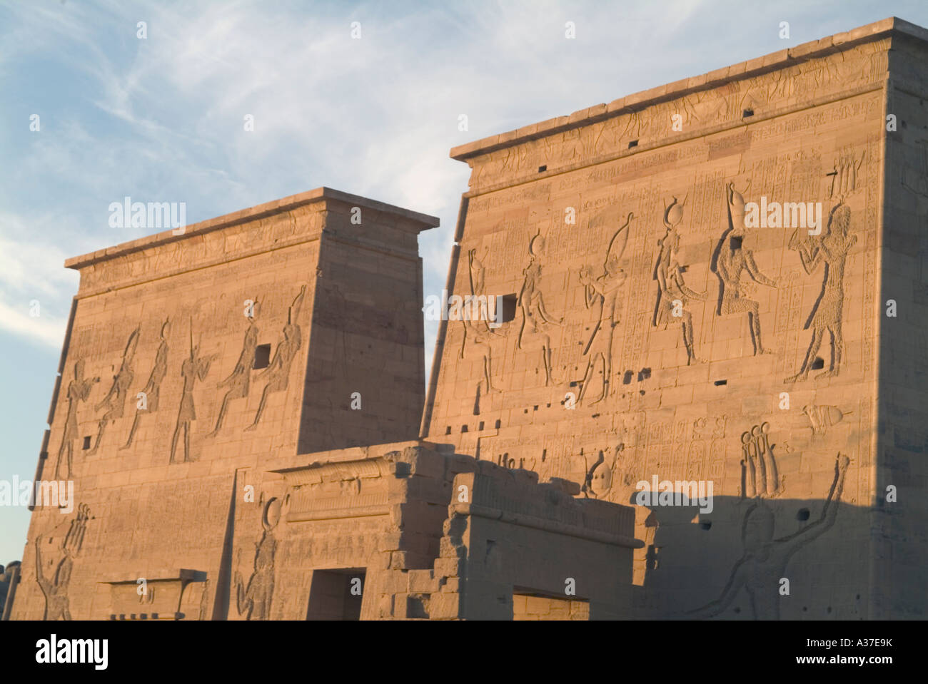 Philae Temple of goddess Isis Pearl of the Nile sanctuary Greek and ...