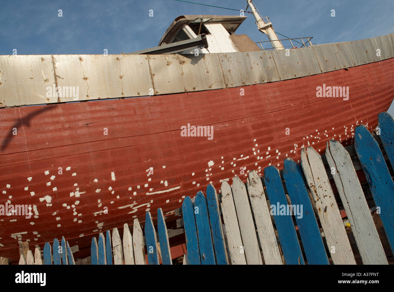 Fishing boat under construction hi-res stock photography and images - Alamy