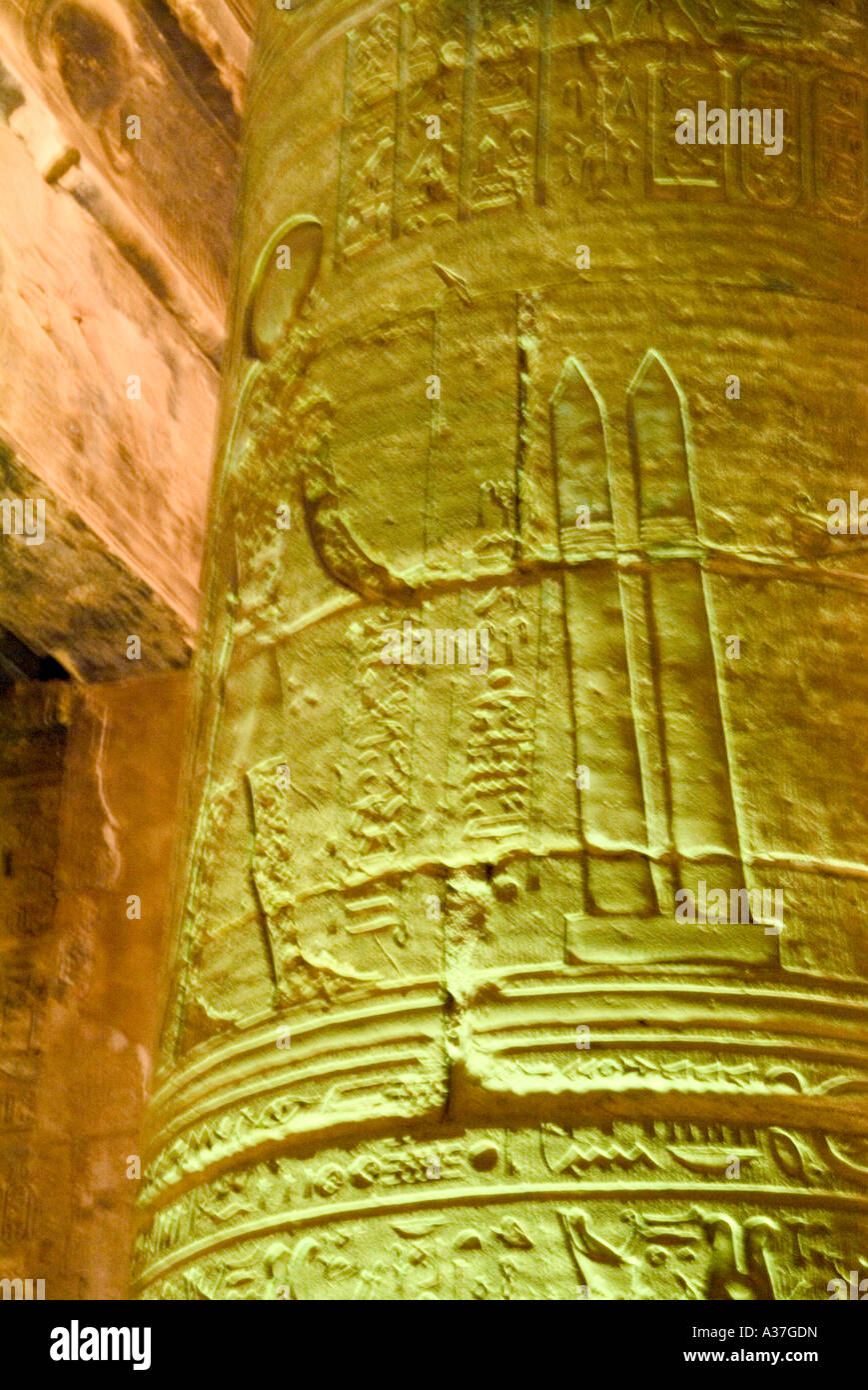 Egyptian Pylon Interior The First Great Pylon At The Entrance To The