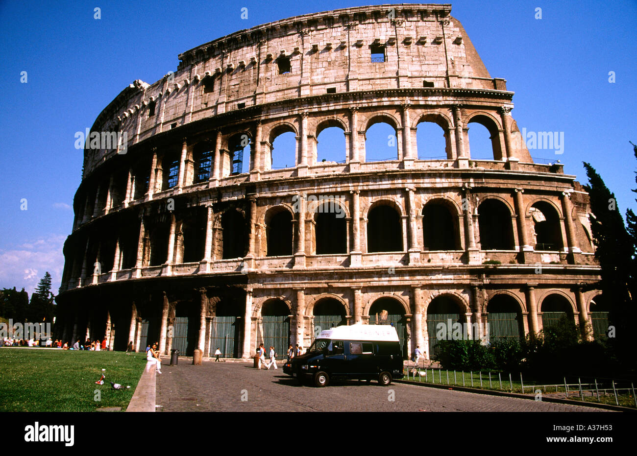 The colloseum Rome Stock Photo - Alamy