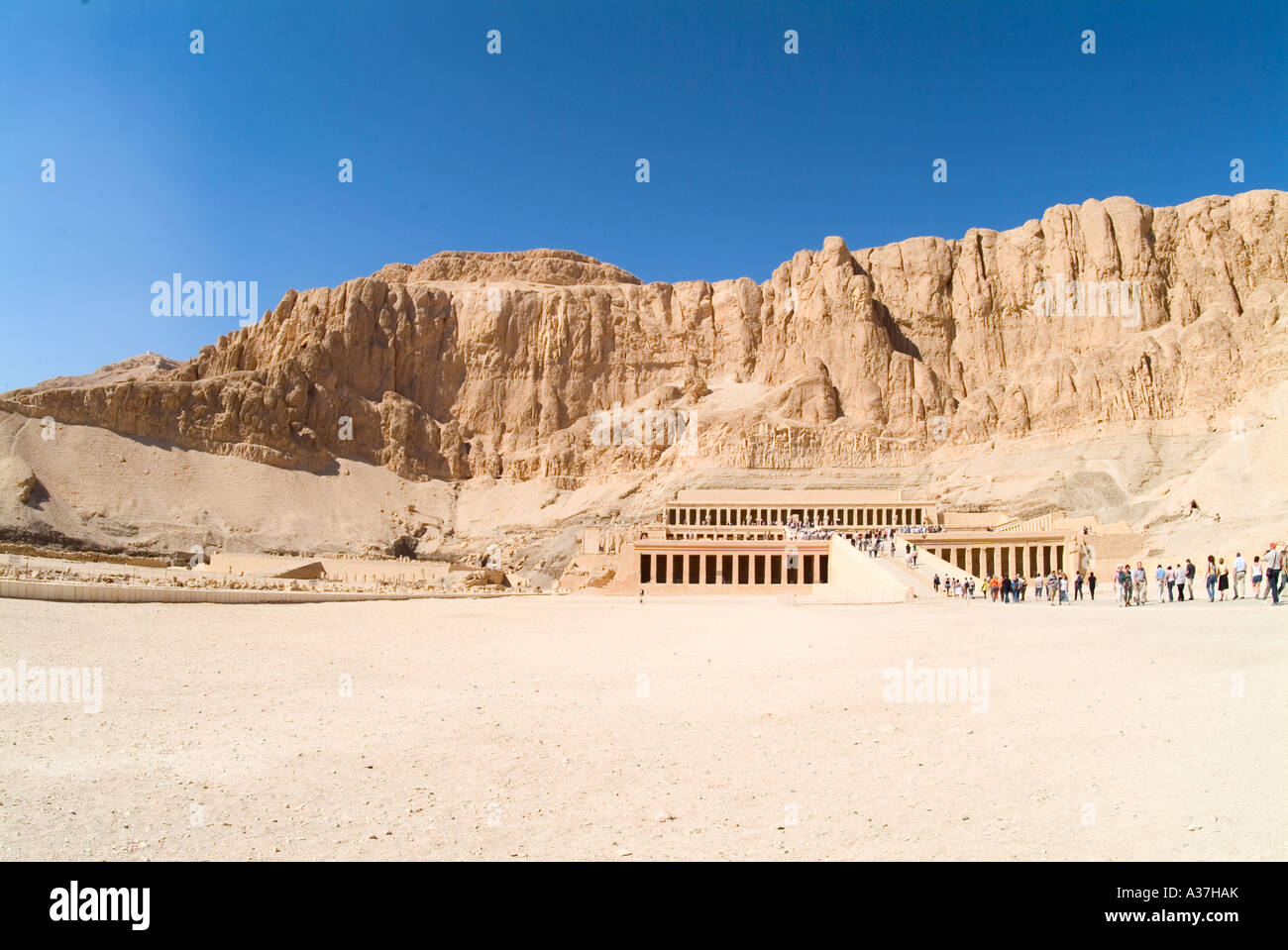 Temple of Queen Hatshepsut Deir El Bahari terraces columns mountains ...