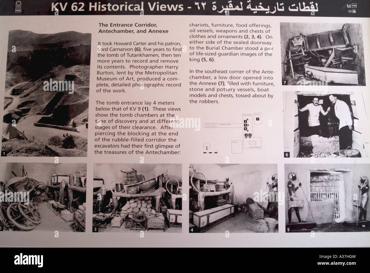 Valley of the Kings King Tut reportage KV 62 historical views tomb ...