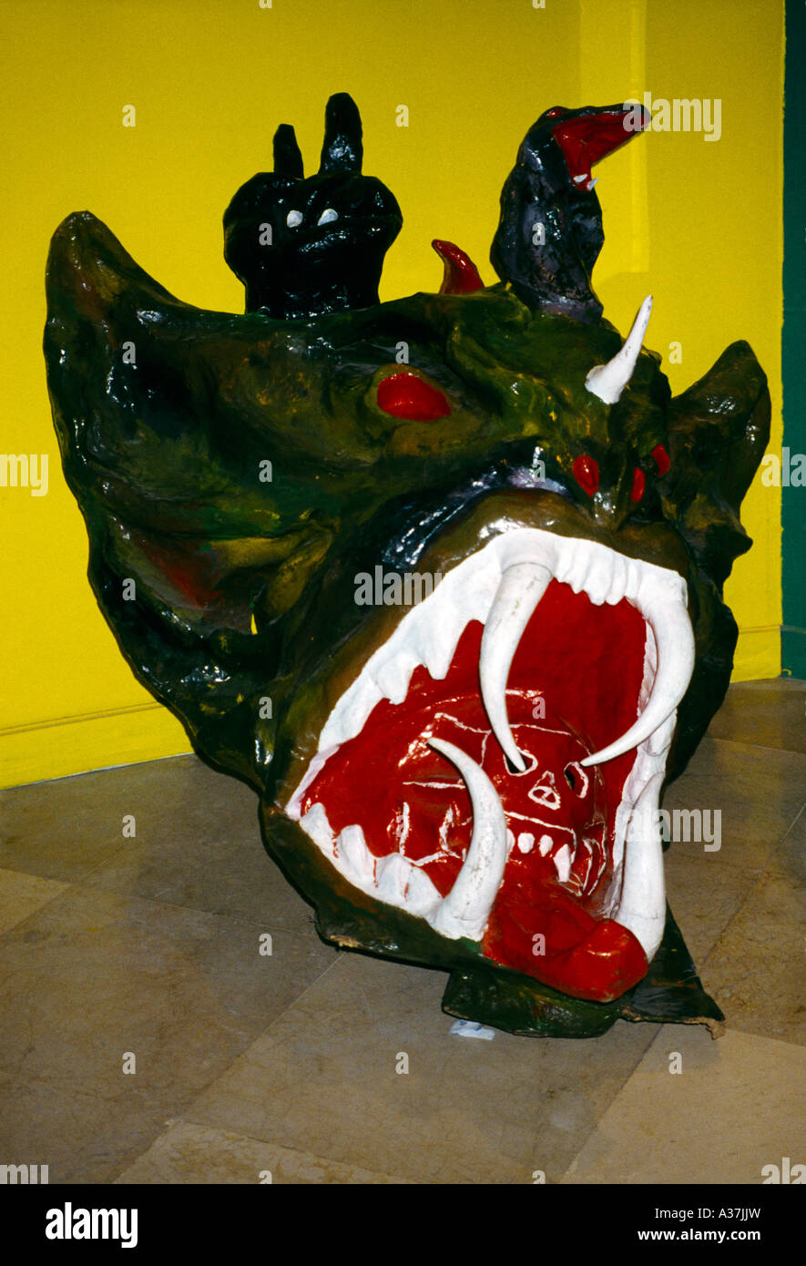 Guinea Bissau Dragon Sculpture Stock Photo - Alamy