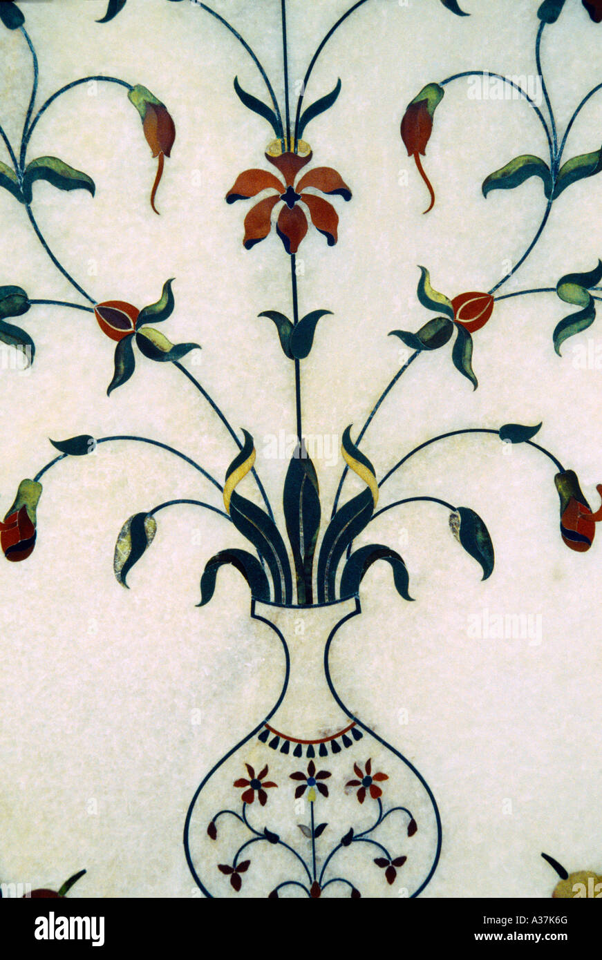 Amritsar India Inlay Detail On Golden Temple Punkalasa Stock Photo - Alamy