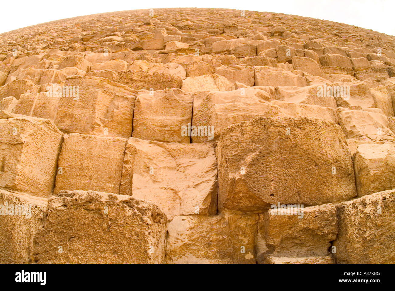 Giza pyramid Khufu Cheops funerary complex side view foundation stone ...