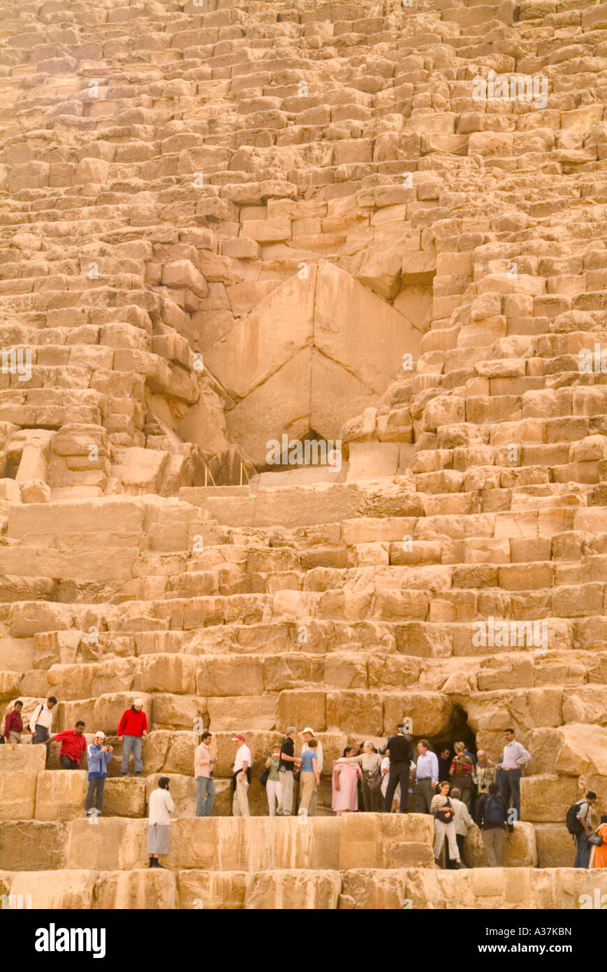 Giza pyramid Khufu Cheops funerary complex side view entry point in ...