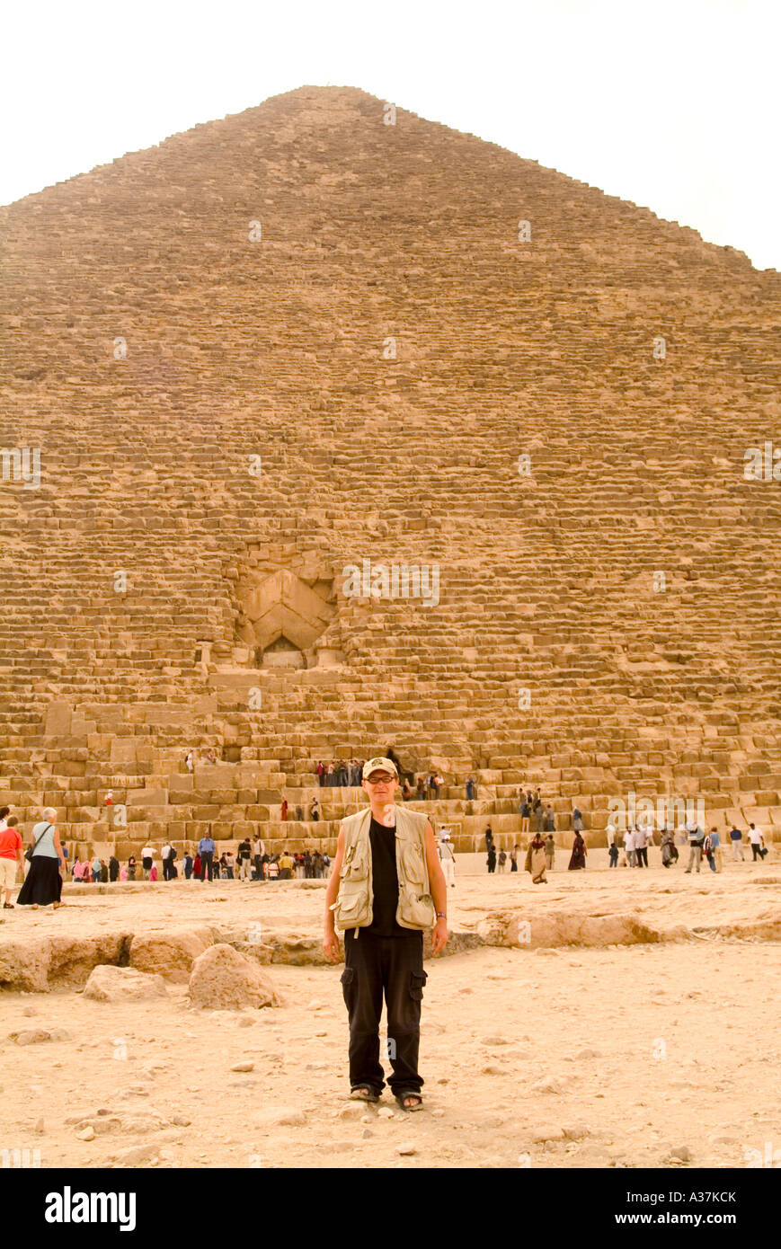 Giza portrait photographer pyramid Khufu Cheops funerary complex side ...