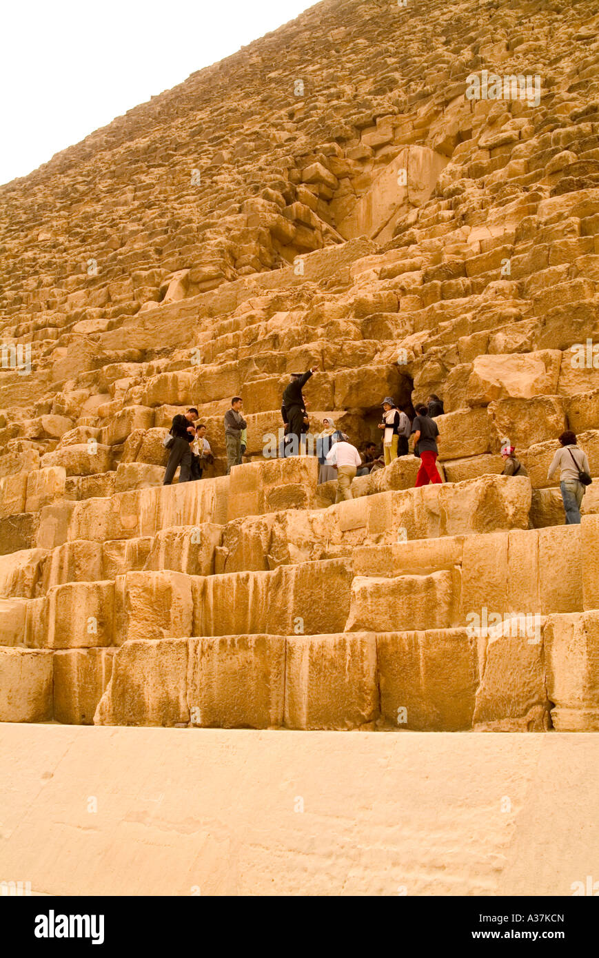 Giza pyramid Khufu Cheops funerary complex side view entry point in ...