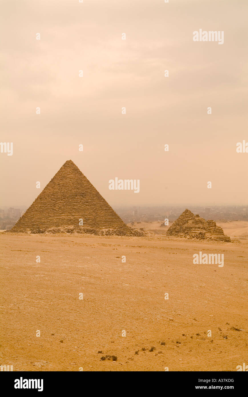 Giza pyramid Menkaure Mycerinus funerary complex three subsidiary ...