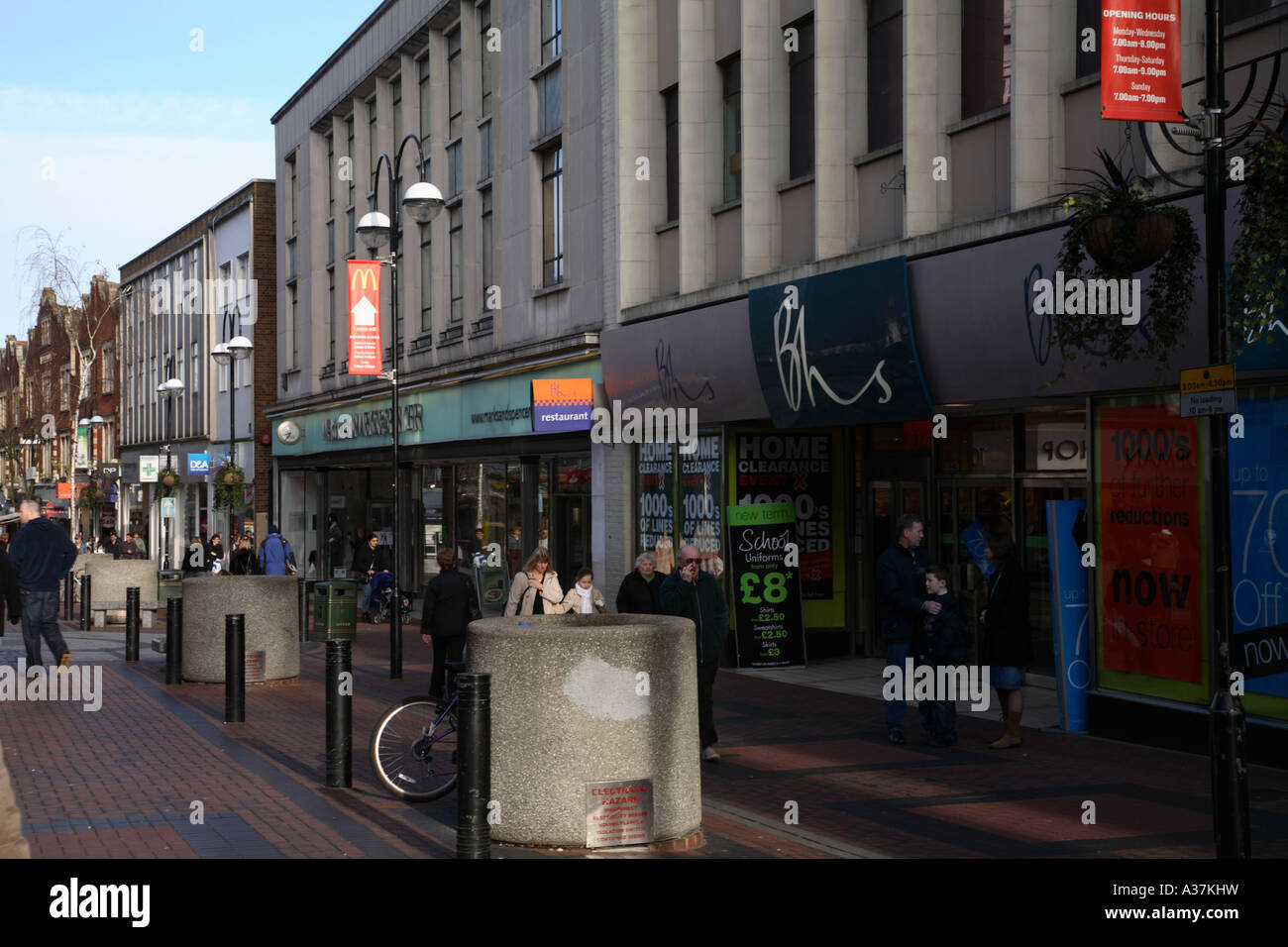 Shops High Street Sutton Surrey England Stock Photo - Alamy