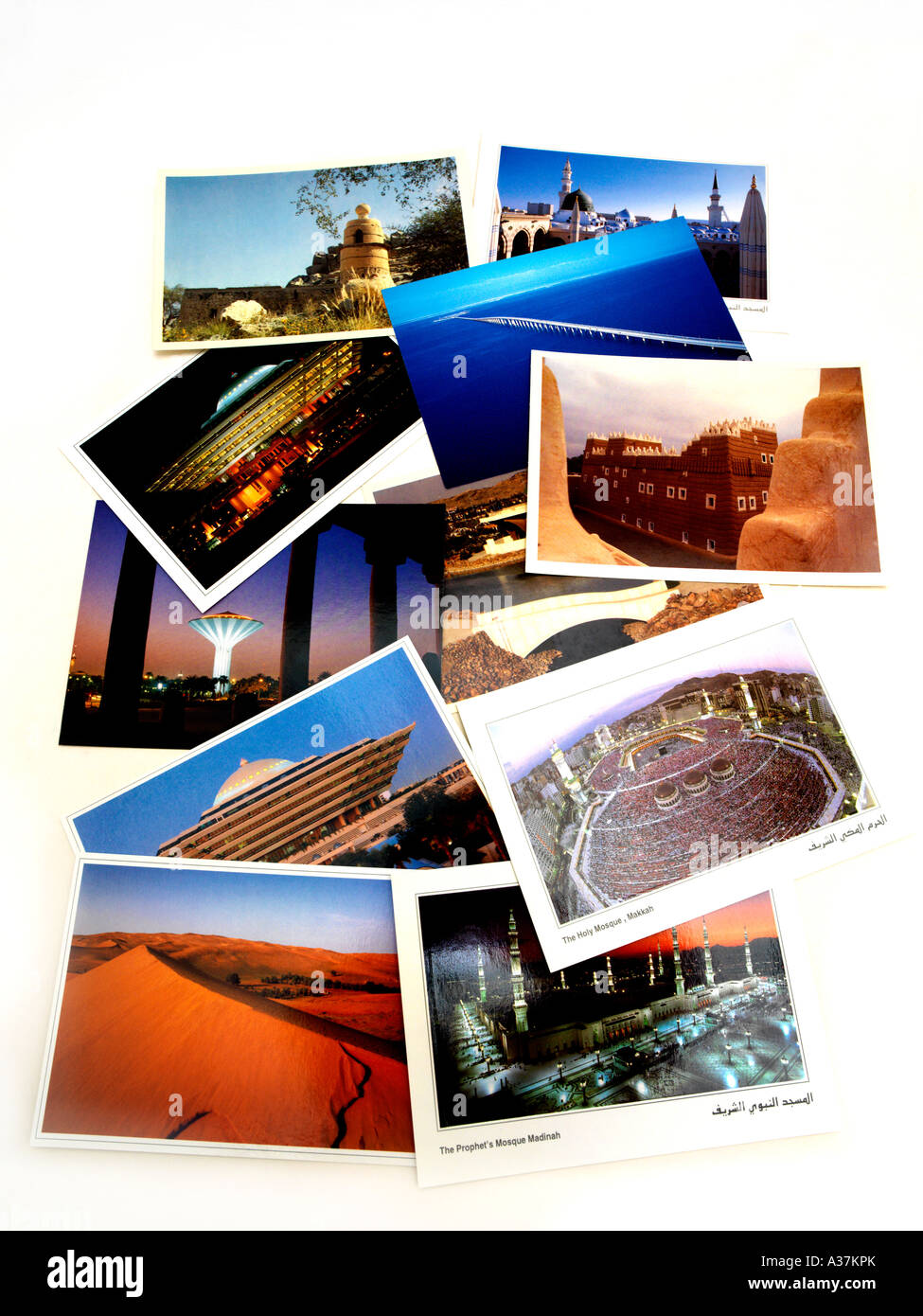Postcards of Saudi Arabia Stock Photo - Alamy