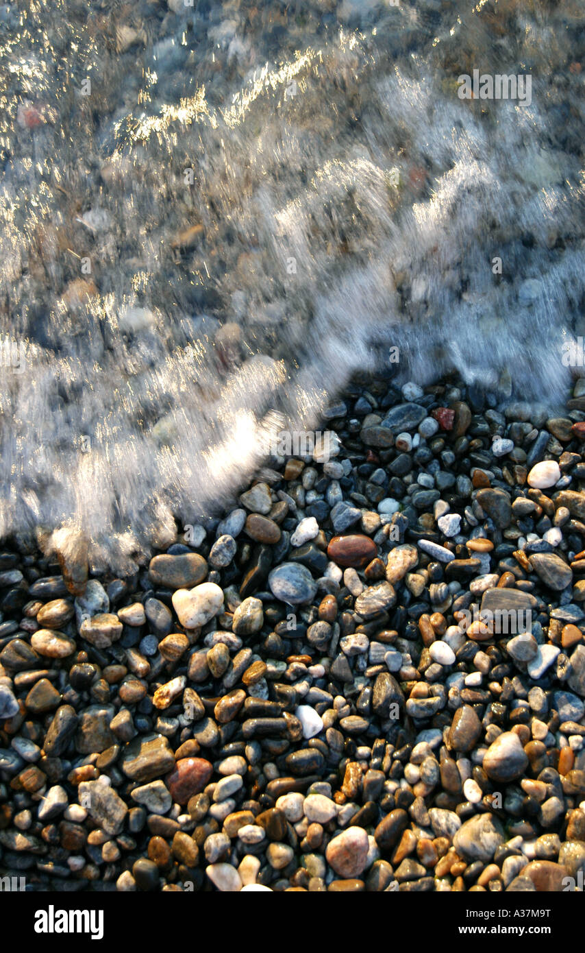 Pebbly beach on Lake Baikal in Siberia, Russia Stock Photo - Alamy